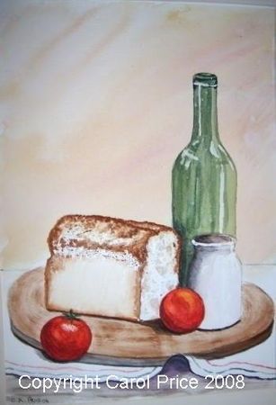 Original Painting Lunch Break - Watercolour
