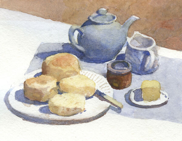 Afternoon tea - Watercolour