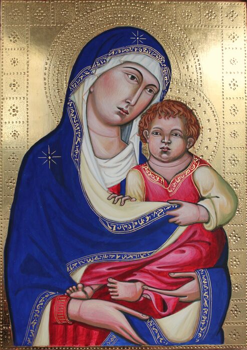Traditional Byzantine and Early Italian style Panel Paintings