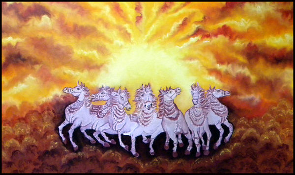 Surya Rath - Oil on canvas