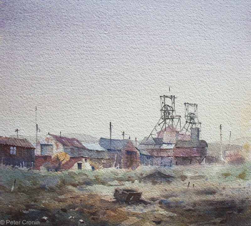 Pit heads - Watercolour