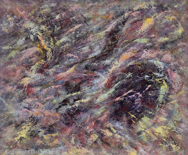 Mode 7 - Oil on canvas