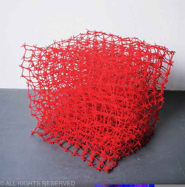 Soft Red Cube - Pipe Cleaners