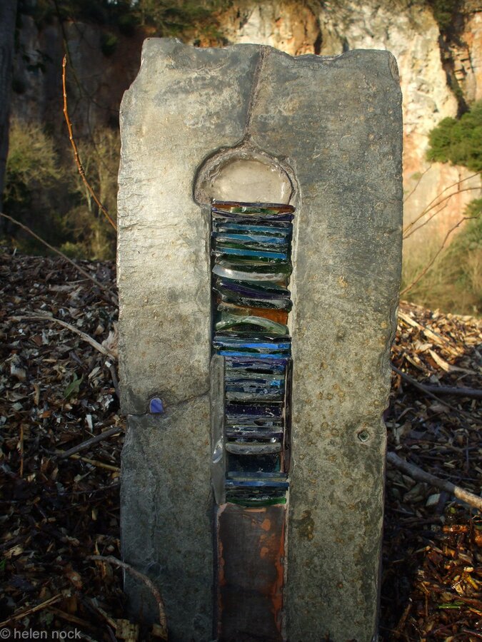 Light Blessings, Arrow-slit window design - Slate and mixed glasses