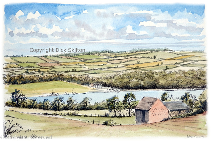 Chelmarsh reservoir Greeting card. prints and postcards available ...