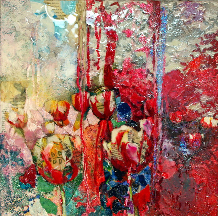 Remember - mixed media painting