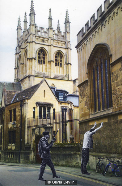 "Merton Street" - Photocopy and photograph on card