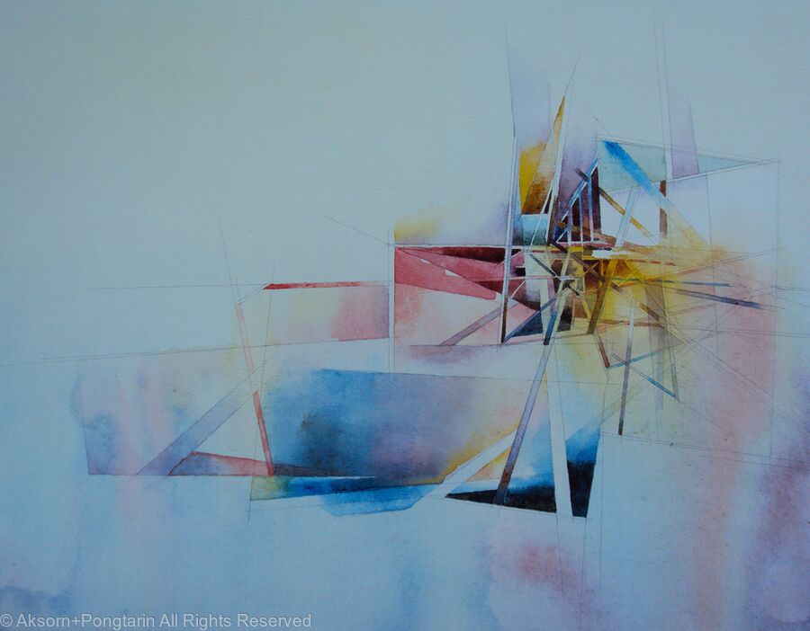 Inbetween II by Aksorn+Pongtarin - Acrylic on canvas