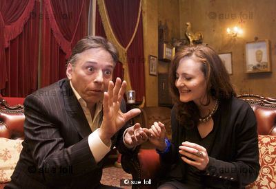 Simon Drake, magician for the Sunday Express