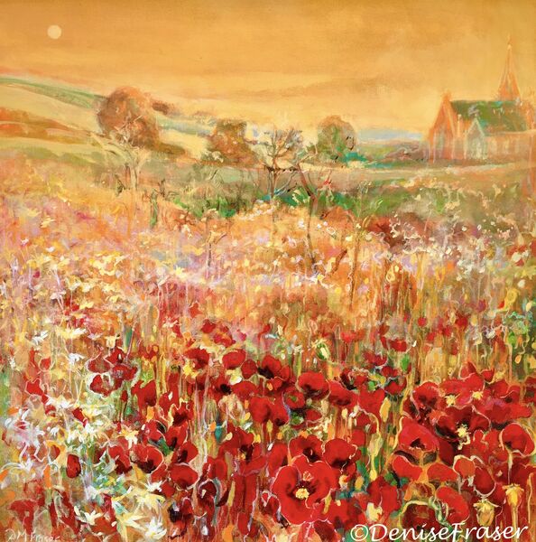 Ladybird - acrylic on canvas