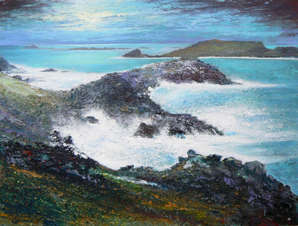 Hell Bay - Bryher SOLD - Acrylic on Canvas