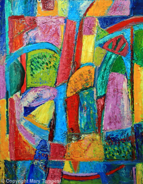 Pastiche - Oil on Board