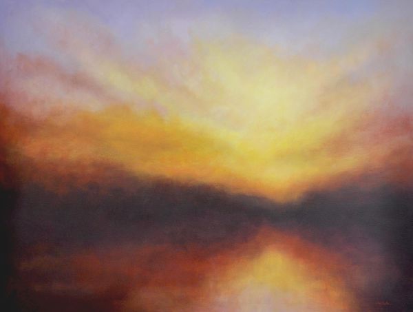 Warm Reflections (by W.Castle) - Acrylic