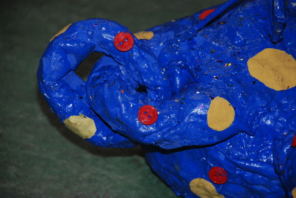 Sculptures that symbolise emotions - Depression - mixed media
