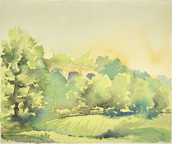 1970's Churchfields Park Hanwell - Watercolour print