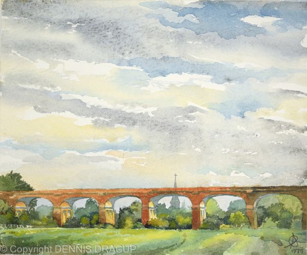 1975 Hanwell Viaduct - watercolour print