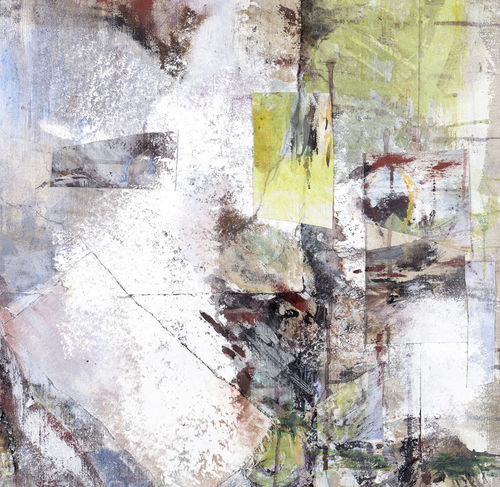 Abstracted Landscape No 1 - mixed media