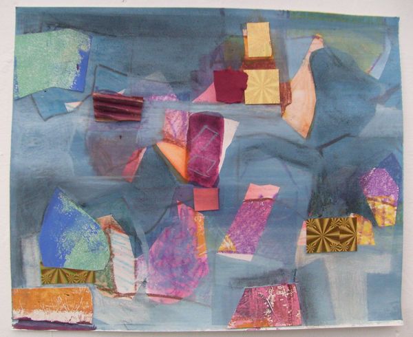 'Textures' - Mixed media on paper