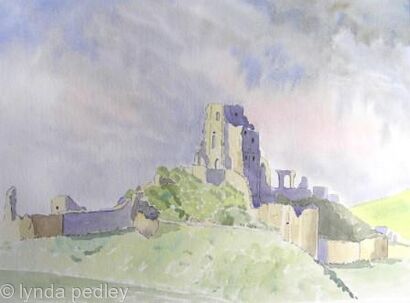 Corfe Castle - Watercolours