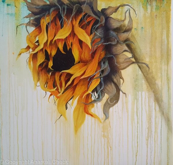 Withering - Oil on canvas