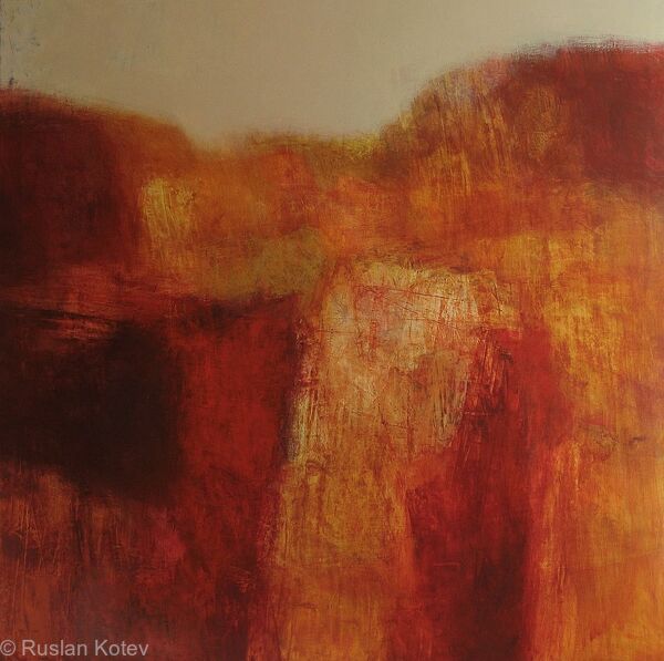 Burnt Fields - acrylic on canvas