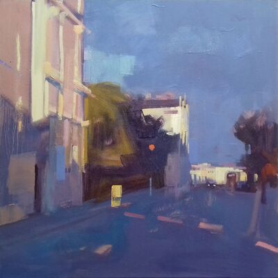Evening Scene - Oil on canvas
