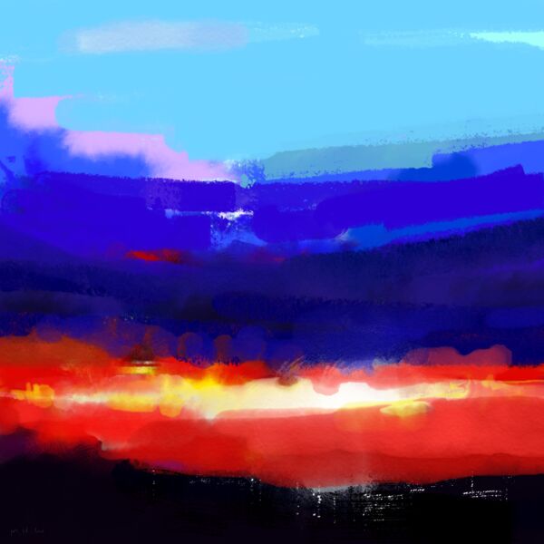 City Sunrise - Digital