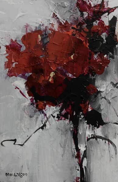 Poppy Splosh - Acrylic on Board