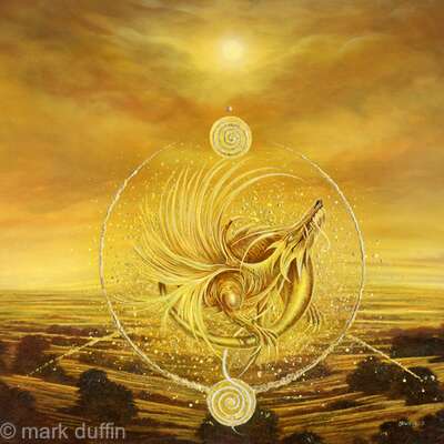 Sun dragon - Hand finished limited edition