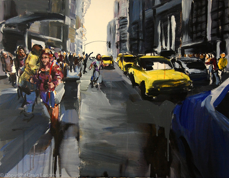 City Paintings, landscape art, acrylic and oil painting