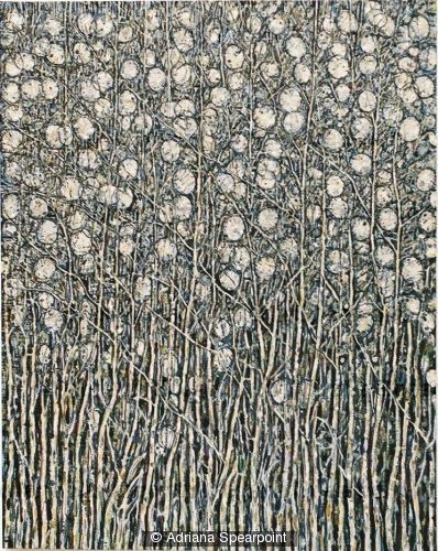 Lunaria - Acrylic on Canvas