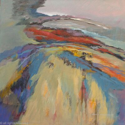 Gallery 2, colourful abstract landscapes