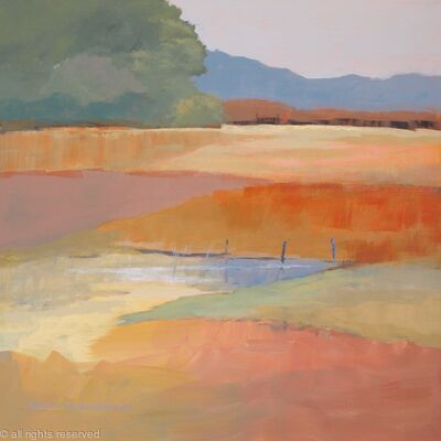 Gallery 2, colourful abstract landscapes