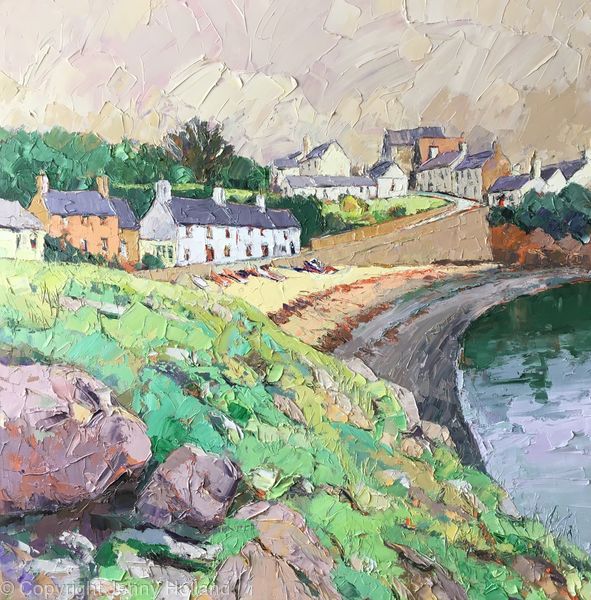 Paintings of Anglesey from the palette knife of artist Jenny Holland