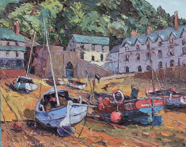 Painting in Cornwall and Devon holds years of memories for Jenny Holland.