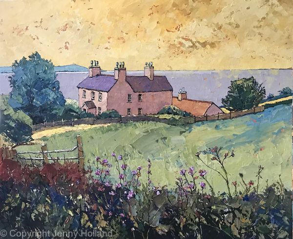 Paintings of Anglesey from the palette knife of artist Jenny Holland
