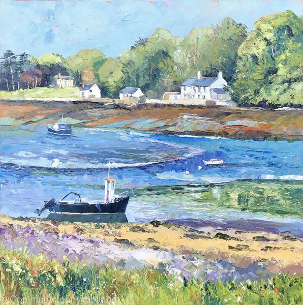 Paintings of Anglesey from the palette knife of artist Jenny Holland