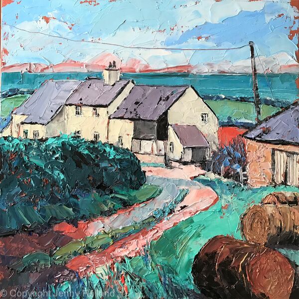 Paintings of Anglesey from the palette knife of artist Jenny Holland