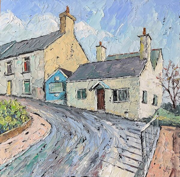 Paintings of Anglesey from the palette knife of artist Jenny Holland