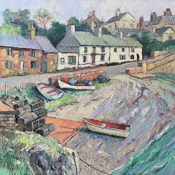 Paintings of Anglesey from the palette knife of artist Jenny Holland