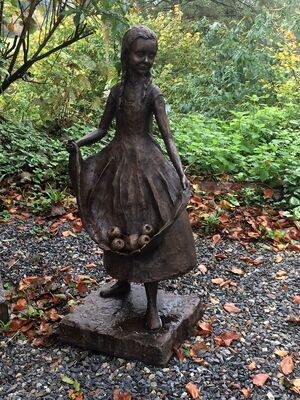 Persephone-Autumn - cold cast bronze