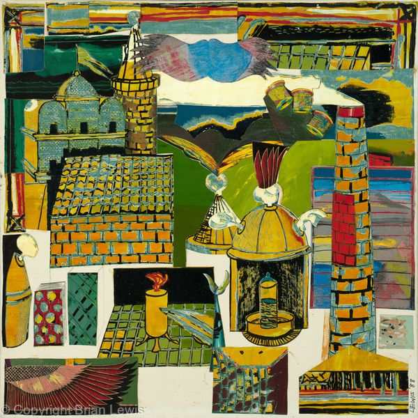 Furnaces - Oil on canvas