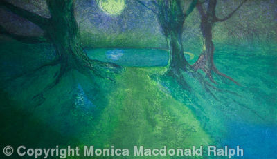 Calling Pond - etching and aquatint