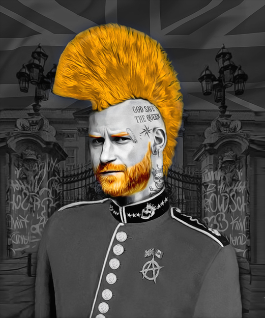 Punk Prince - Printed on fine art paper 310gsm