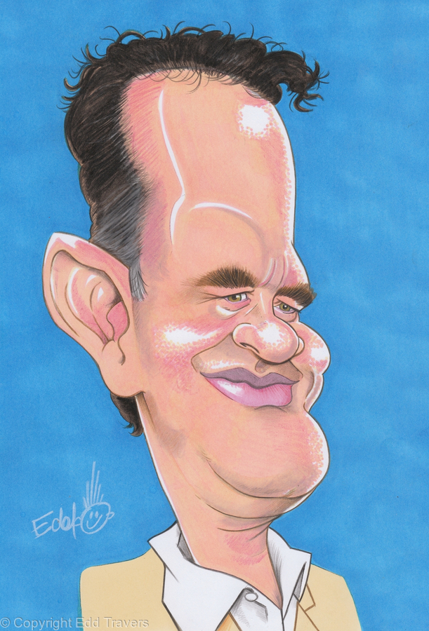 Edd's Heads: Tom Hanks - Mixed media