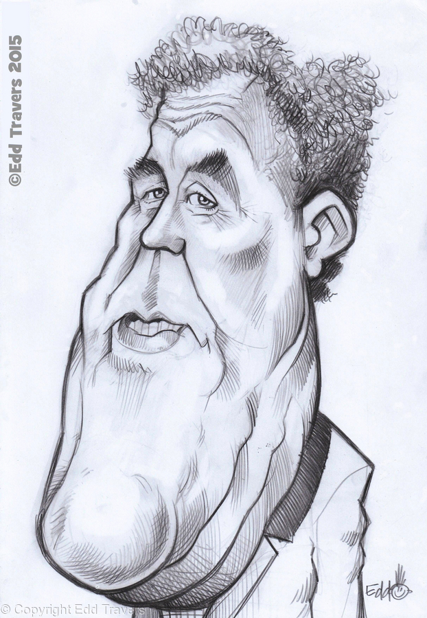 Jeremy Clarkson Sketch - Pencils