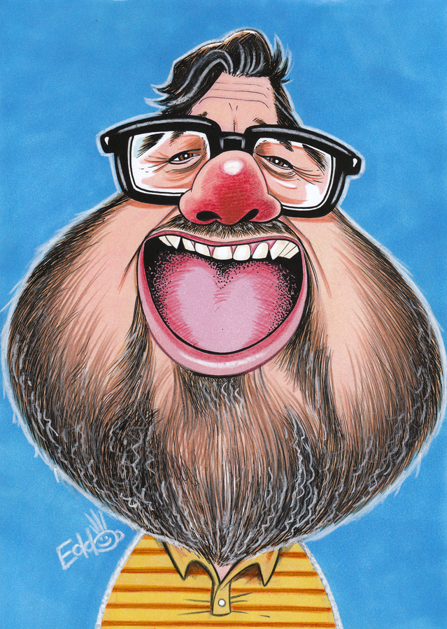 Edd's Heads: Ricky Tomlinson as Jim Royle - Mixed media