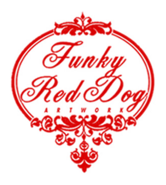 Funky Red Dog - Pop Art Stencils, Street Art & limited edition prints