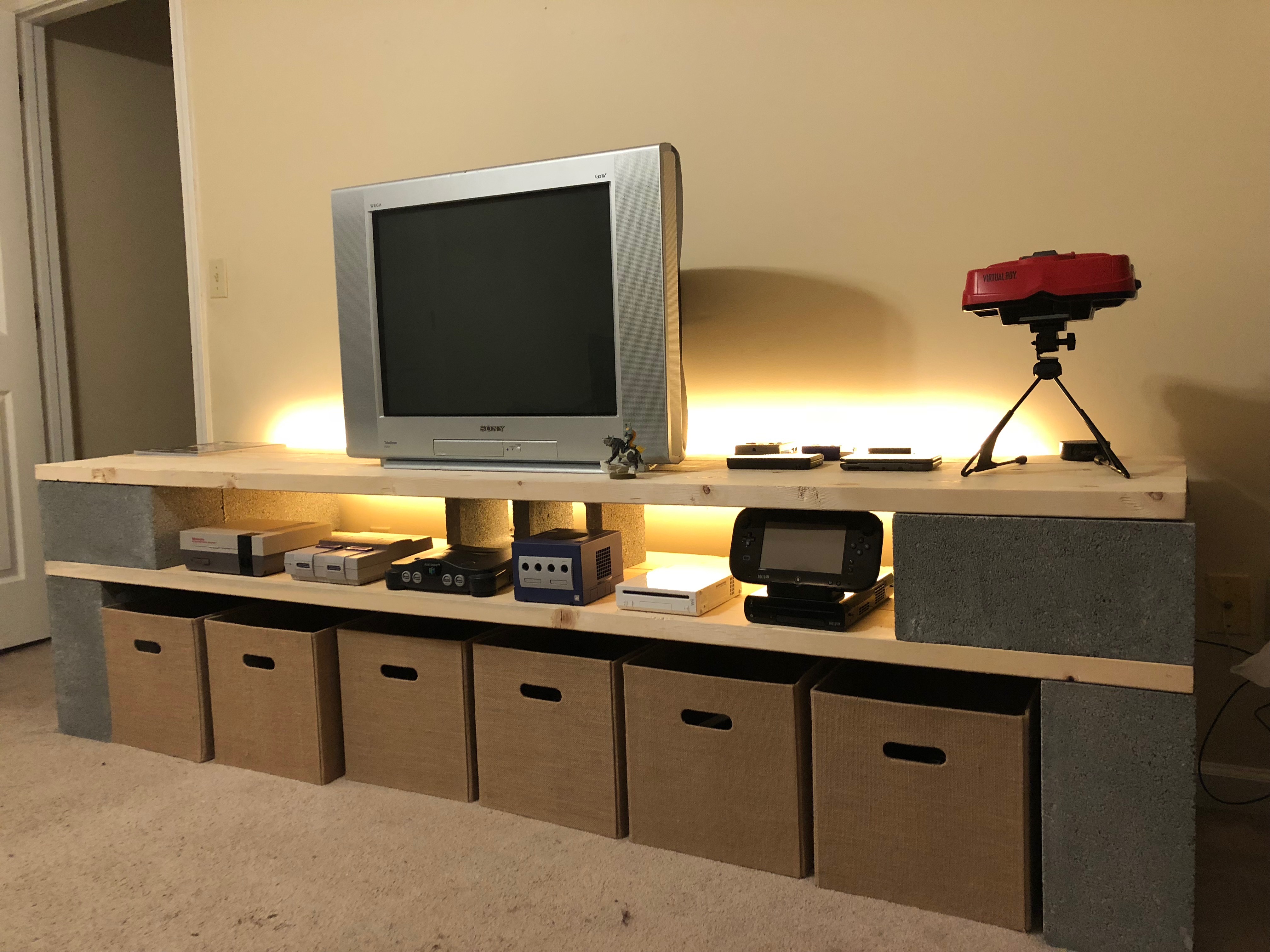 shelving options : retrogaming