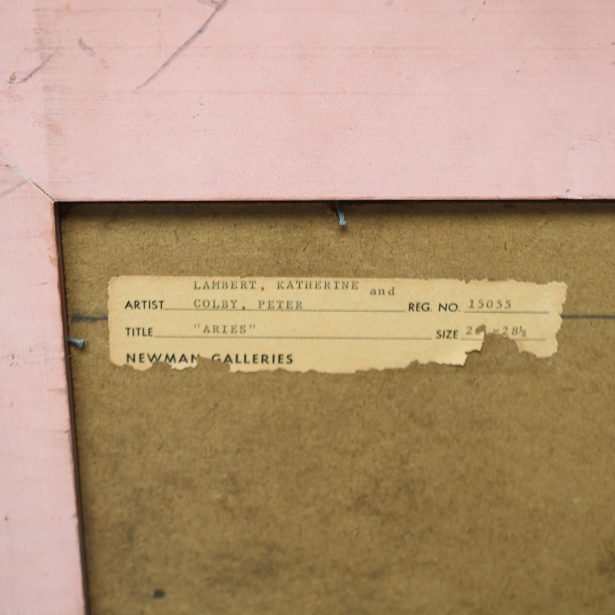 "ARIES" Painting by Katharine Lambert/Peter Colby, American ...